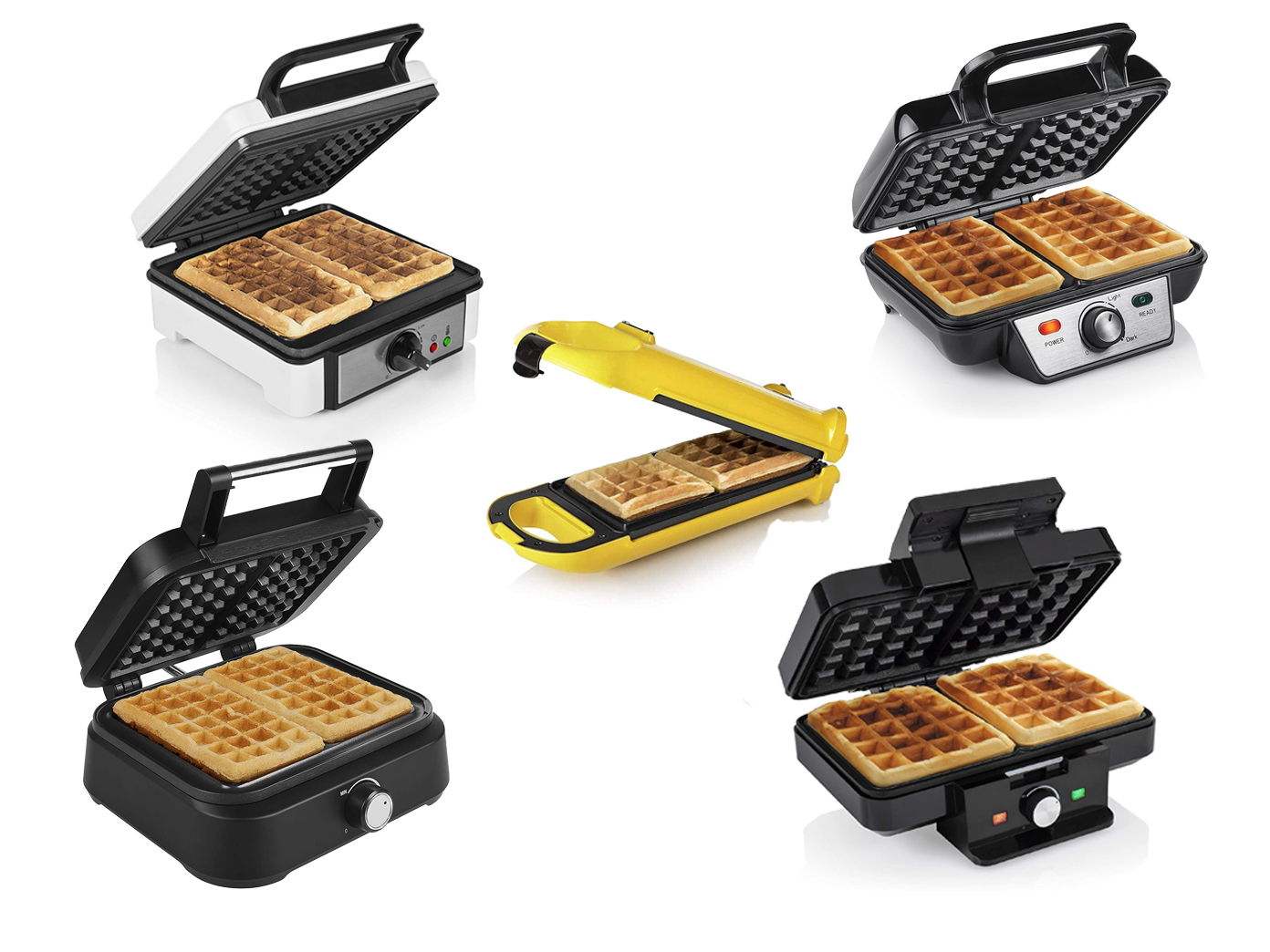 Fornaio cialde per cialde belghe spesse, tipo di Bruxelles macchina per cialde snack maker